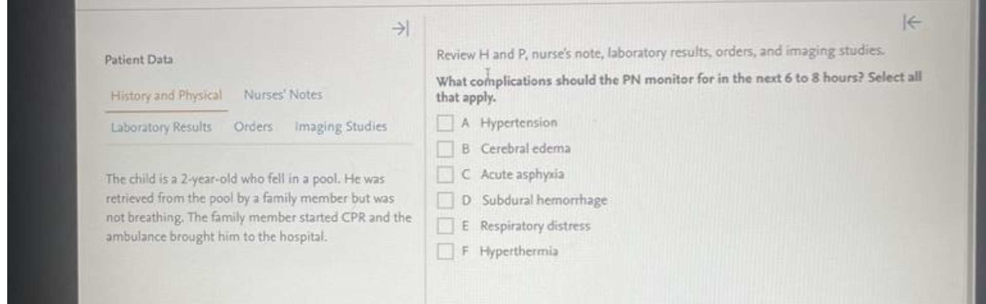 Solved Patient DataHistory and Physical | Chegg.com