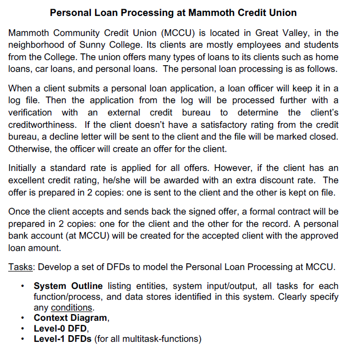 Solved System Outlines, Context Diagrams, and DFDs (Data | Chegg.com