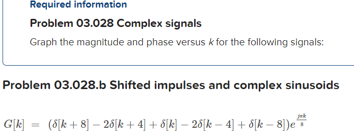 Solved Required information Problem 03.028 Complex signals | Chegg.com