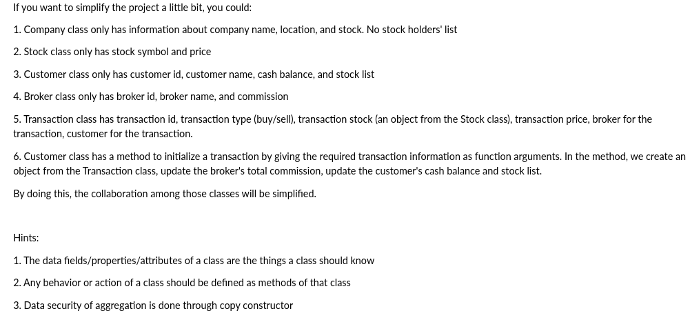 Solved Each Class Is Separate From Another But Comes Chegg