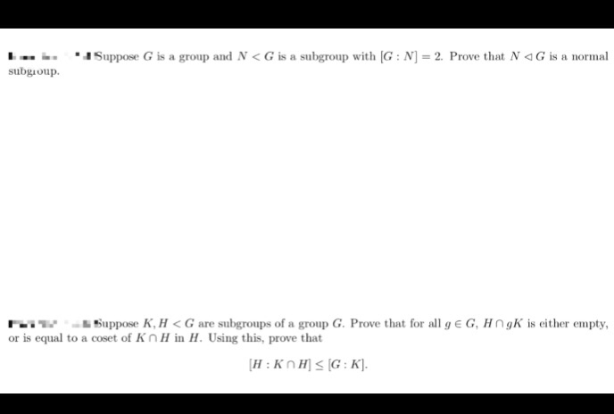 Solved Suppose G is a group and N