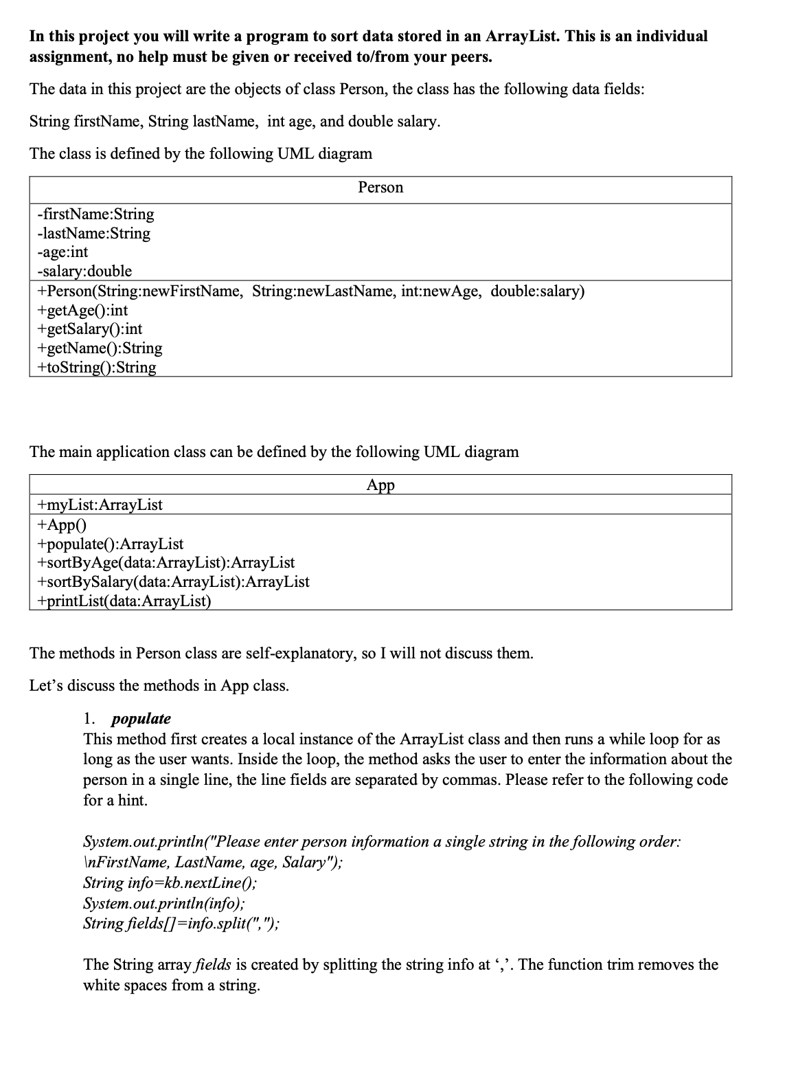 Solved In this project you will write a program to sort data | Chegg.com