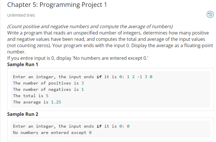 Solved C Write A Program That Reads An N unspecified Chegg
