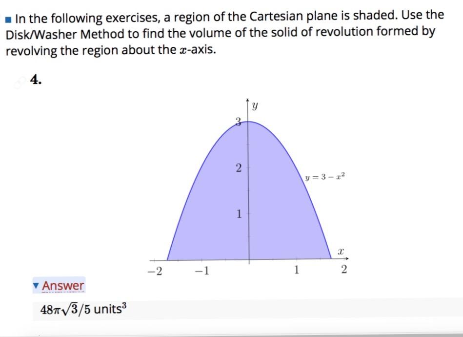 Solved In the following exercises, a region of the Cartesian | Chegg.com