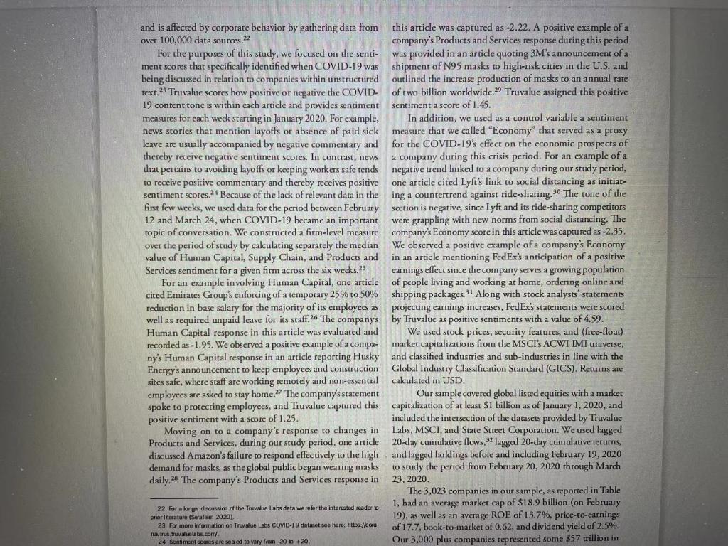Corporate Resilience and Response to COVID-19 by Alex | Chegg.com