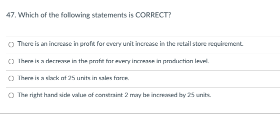 Solved 45-50: Refer to the Management Scientist output of a | Chegg.com