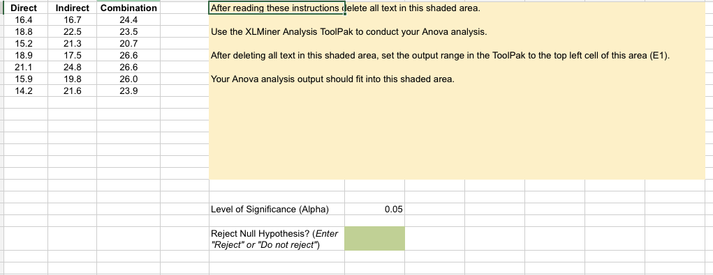 Solved the Excel Online file below. Suppose the data were | Chegg.com