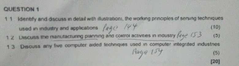 Solved QUESTION 1 11 Identify and discuss in detail with | Chegg.com