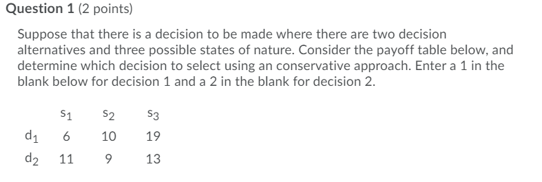 Solved Question 1 (2 points) Suppose that there is a | Chegg.com