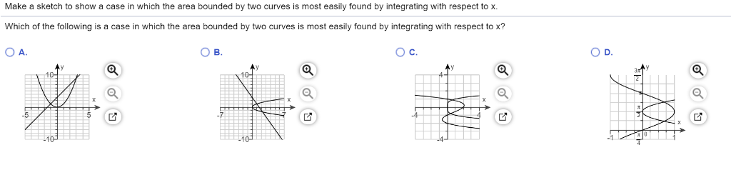 Solved Make a sketch to show a case in which the area | Chegg.com