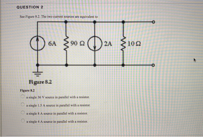 Solved QUESTION 2 See Figure 8.2. The two current sources | Chegg.com
