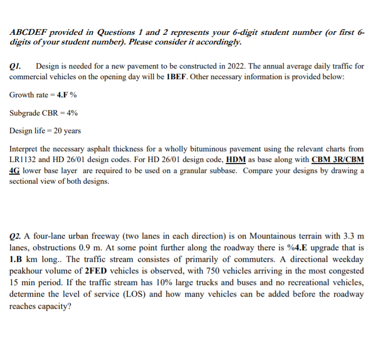Solved ABCDEF provided in Questions 1 and 2 represents your | Chegg.com