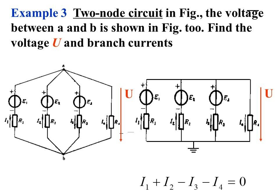 Solved Example 3 Two-node circuit in Fig., the voltage | Chegg.com