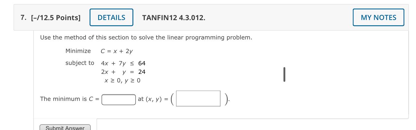 Use the method of this section to solve the linear | Chegg.com