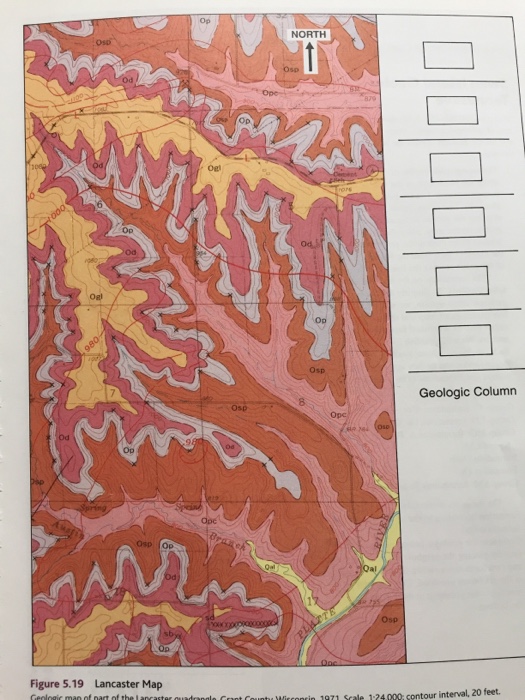 Interpretation of Geologic Maps of the appropriate | Chegg.com