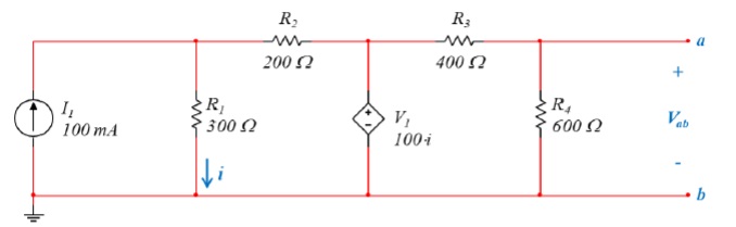 Solved Given the circuit below a) Calculate Vab . Use any | Chegg.com
