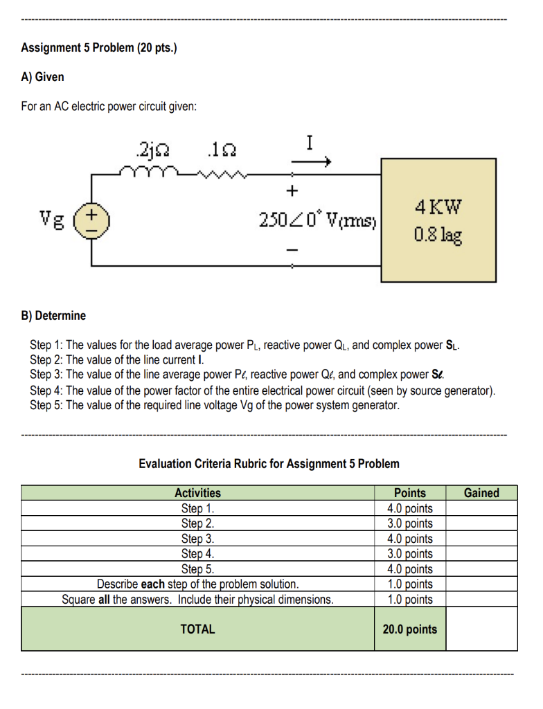 Solved Circuit Analysis II The exercise should be done and | Chegg.com