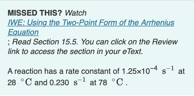 Solved MISSED THIS? Watch IWE: Using the Two-Point Form of | Chegg.com