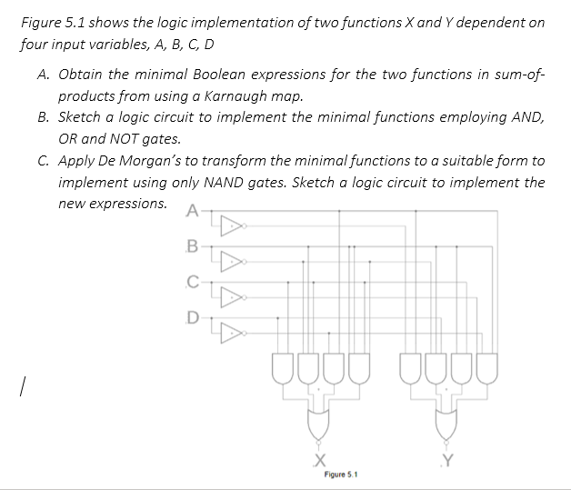 Solved Figure 51 Shows The Logic Implementation Of Two