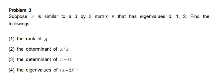 Solved Linear Algebra Linear Algebra Linear Algebra Linear | Chegg.com