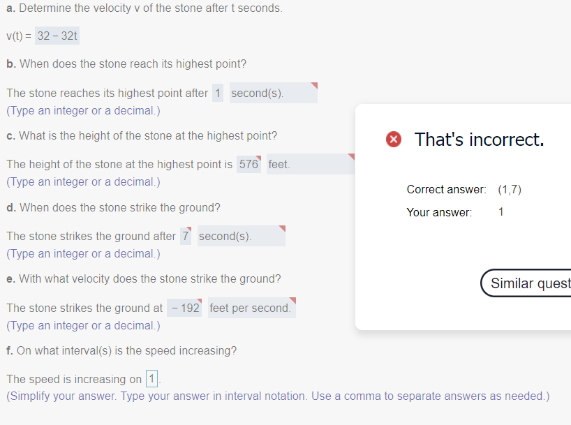 Solved Suppose a stone is thrown vertically upward from the | Chegg.com