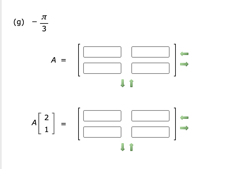 Solved Find the matrix A that defines a rotation of a plane | Chegg.com