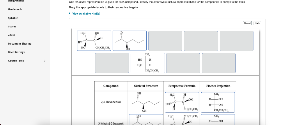 Solved Assignments One structural representation is given | Chegg.com