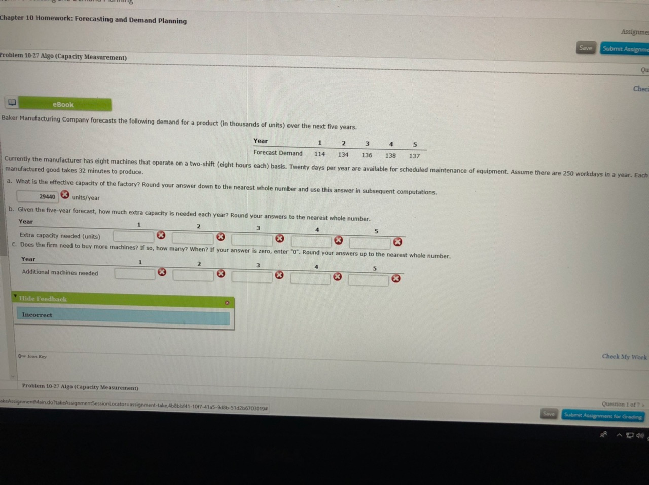 Solved Chapter 10 Homework: Forecasting and Demand Planning | Chegg.com