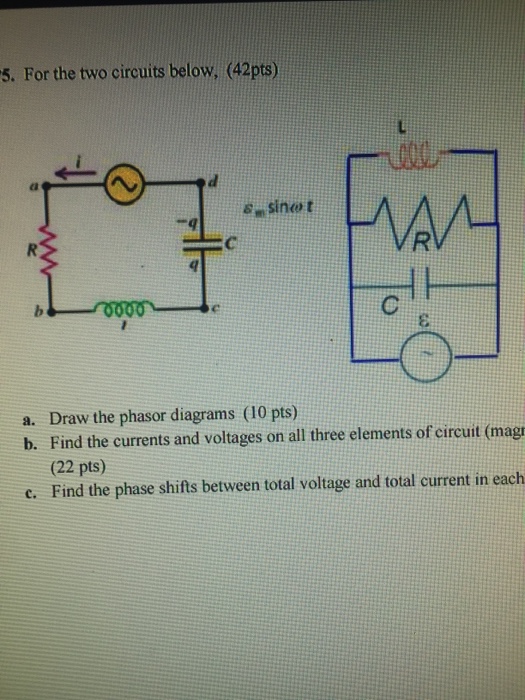 Solved For the two circuits below, A. | Chegg.com