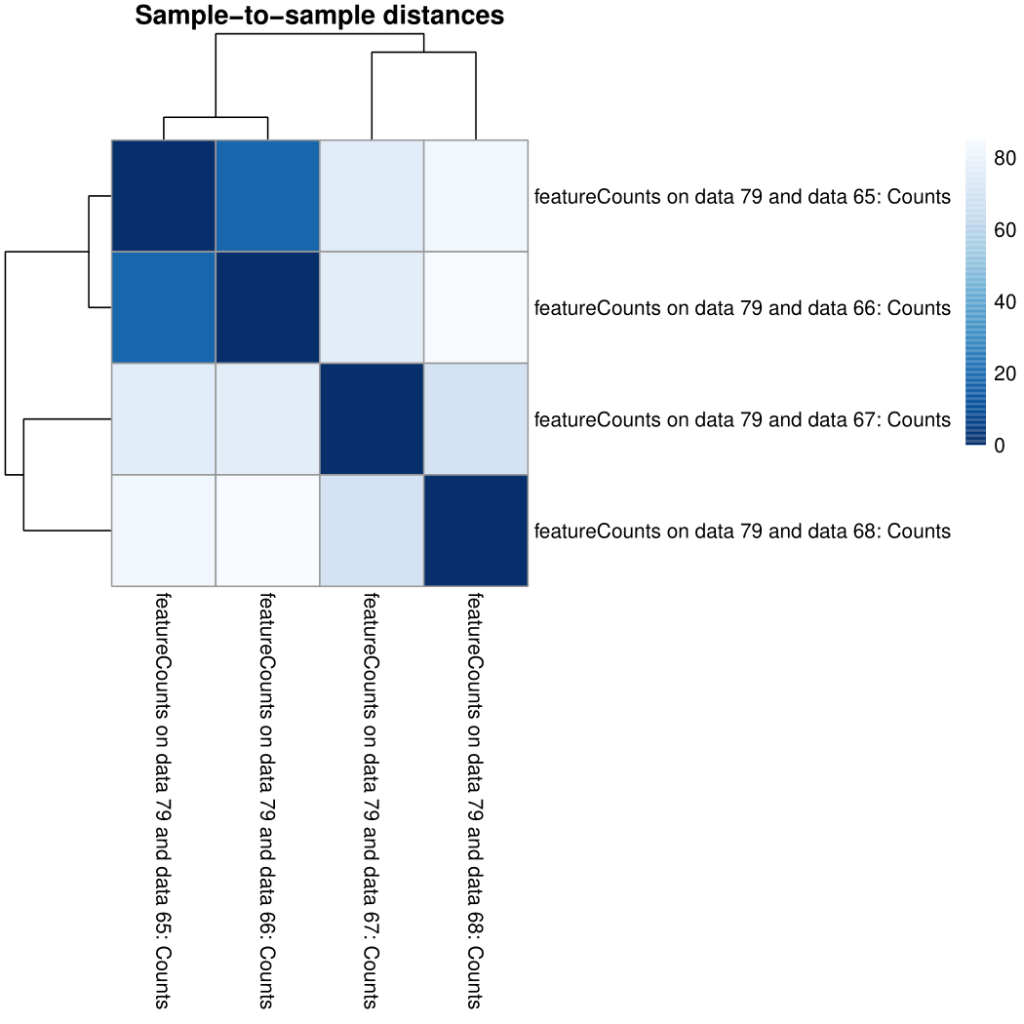 Solved Interpret the diagram below: Heatmap of | Chegg.com