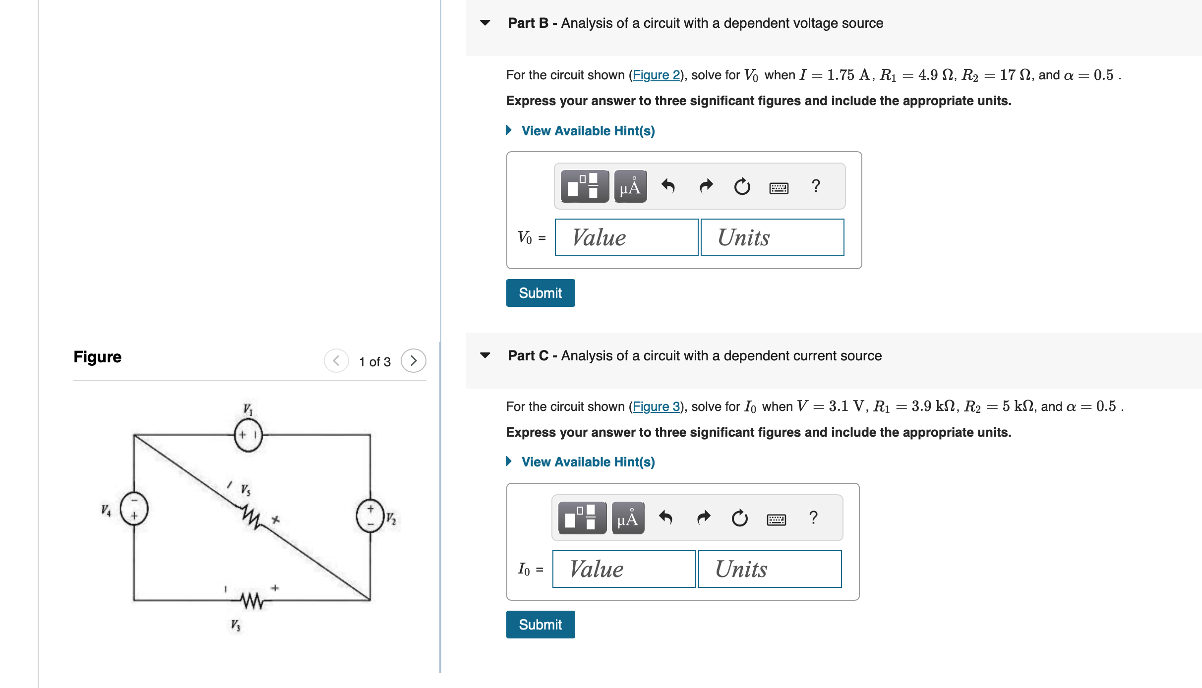 Part A ﻿analysis Of A Circuit With A Dependent 