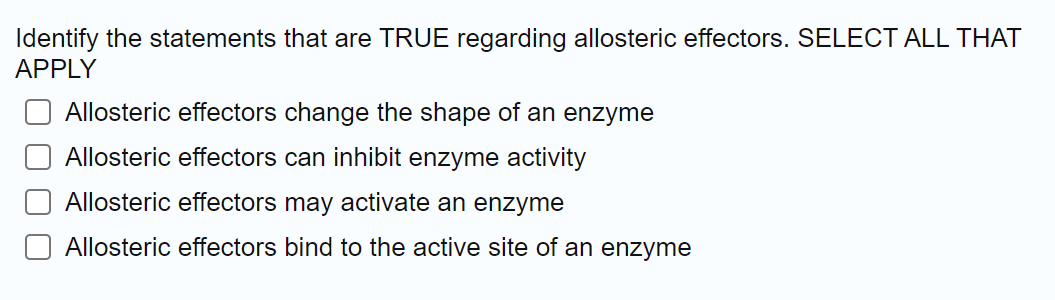 Solved Identify the statements that are TRUE regarding | Chegg.com