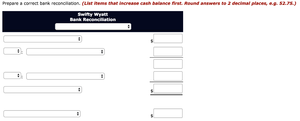 Solved Exercise 8-09 a-b (Part Level Submission) Swifty | Chegg.com