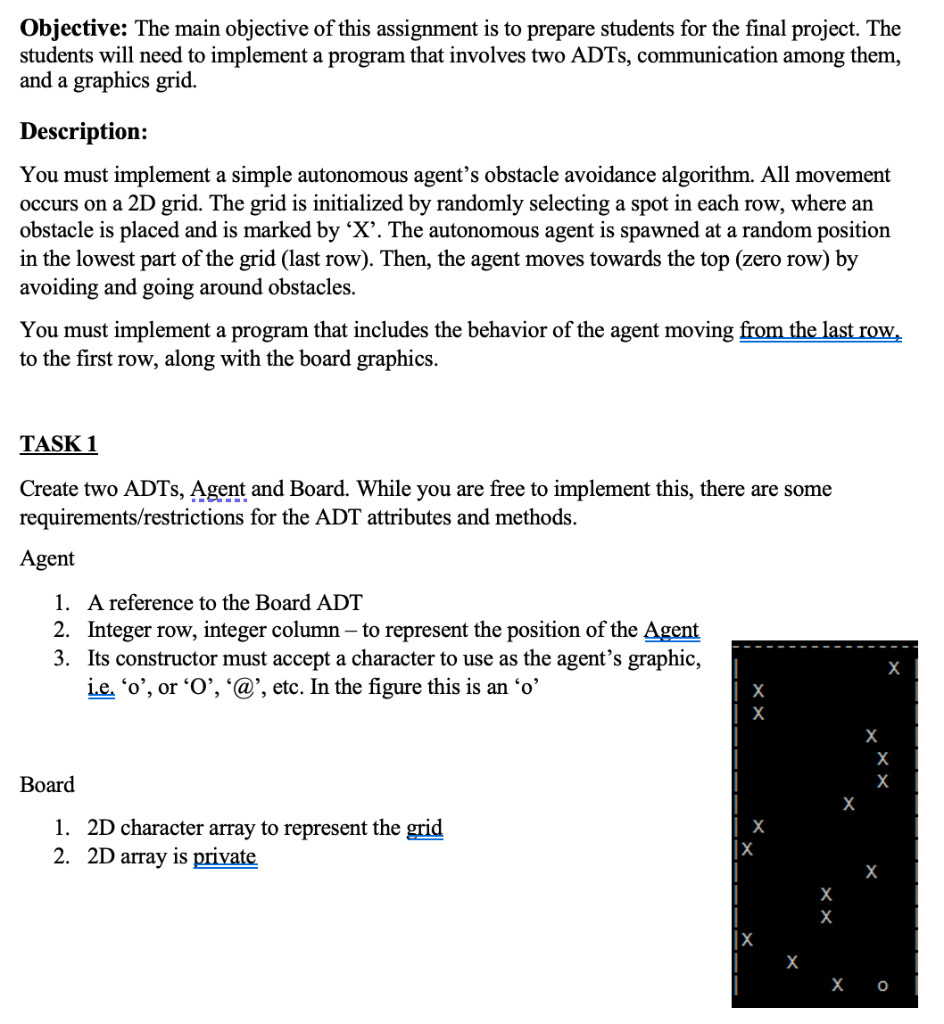 Solved Objective: The main objective of this assignment is | Chegg.com