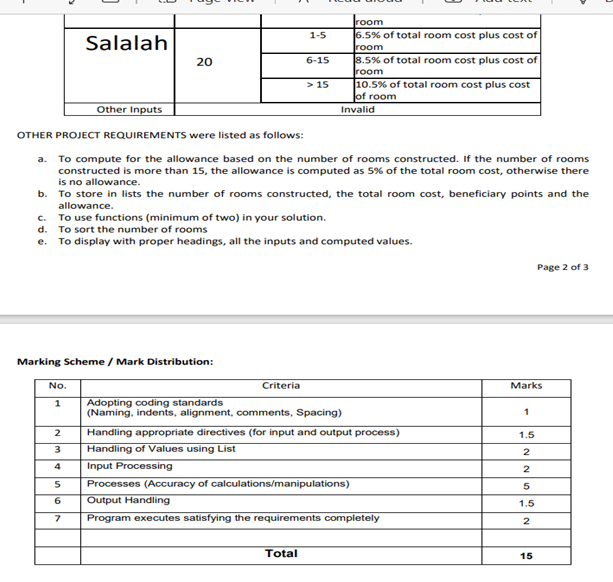 Solved A student who satisfactorily completes the mini | Chegg.com