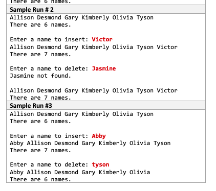 Solved Array Operations Practice CS 205 Overview The primary | Chegg.com