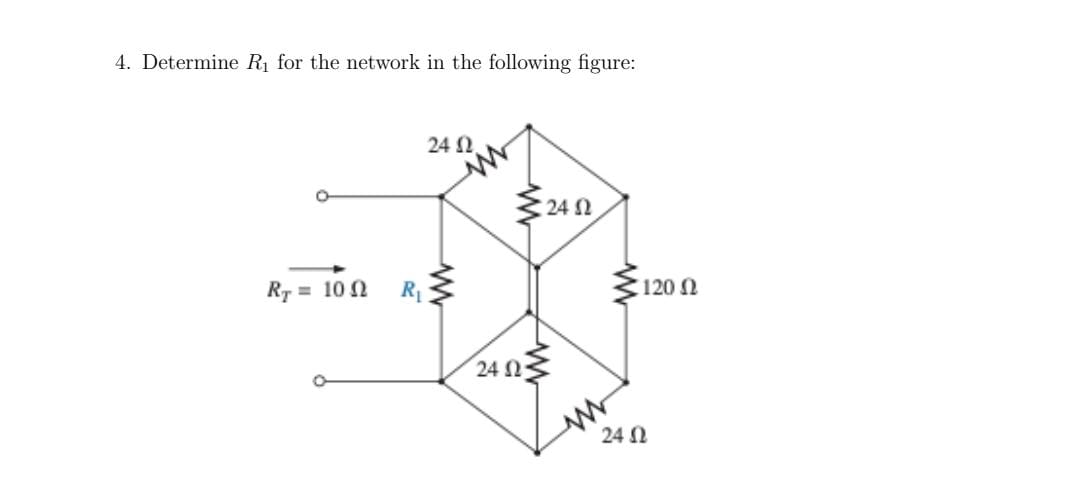 Solved Determine R1 for the network in the following | Chegg.com Solved Determine R1 for the network in the following | Chegg.com