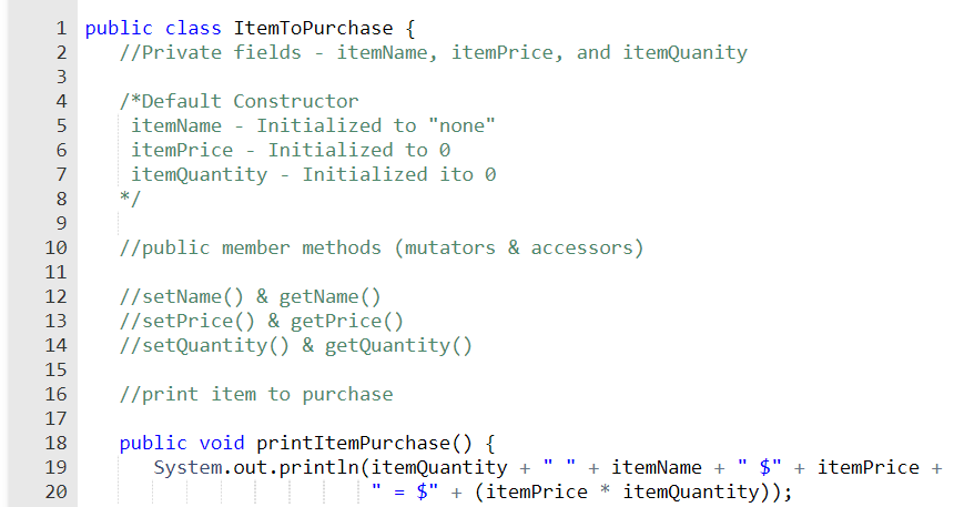 Solved: 5.9 Online Shopping Cart (Java) Create A Program U... | Chegg.com