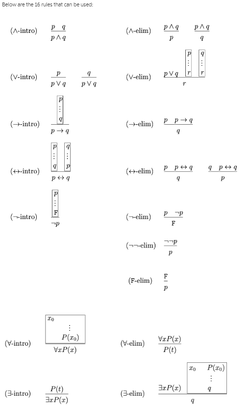 Solved a) Using only the 16 basic intro/elim rules of | Chegg.com