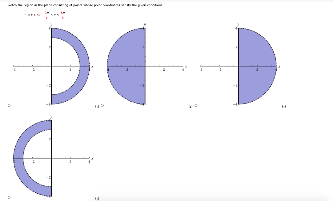 Solved Sketch the region in the plane consisting of points | Chegg.com