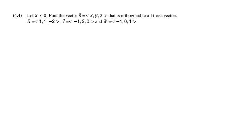 Solved I know how to find a normal vector given points which | Chegg.com