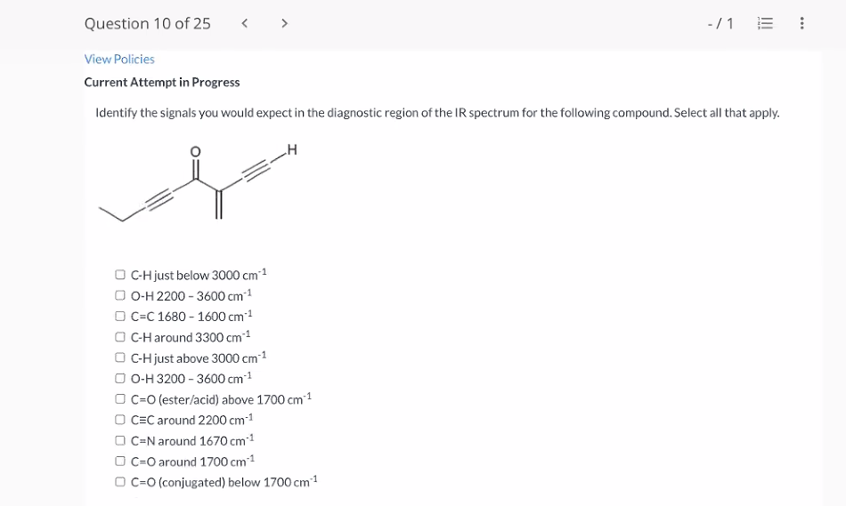 Solved Current Attempt in Progress Identify the signals you | Chegg.com