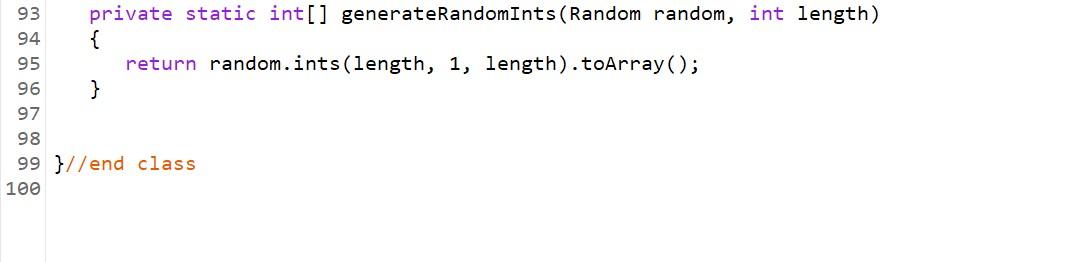 Solved 1 import java.util.Arrays; 2 import java.util. | Chegg.com