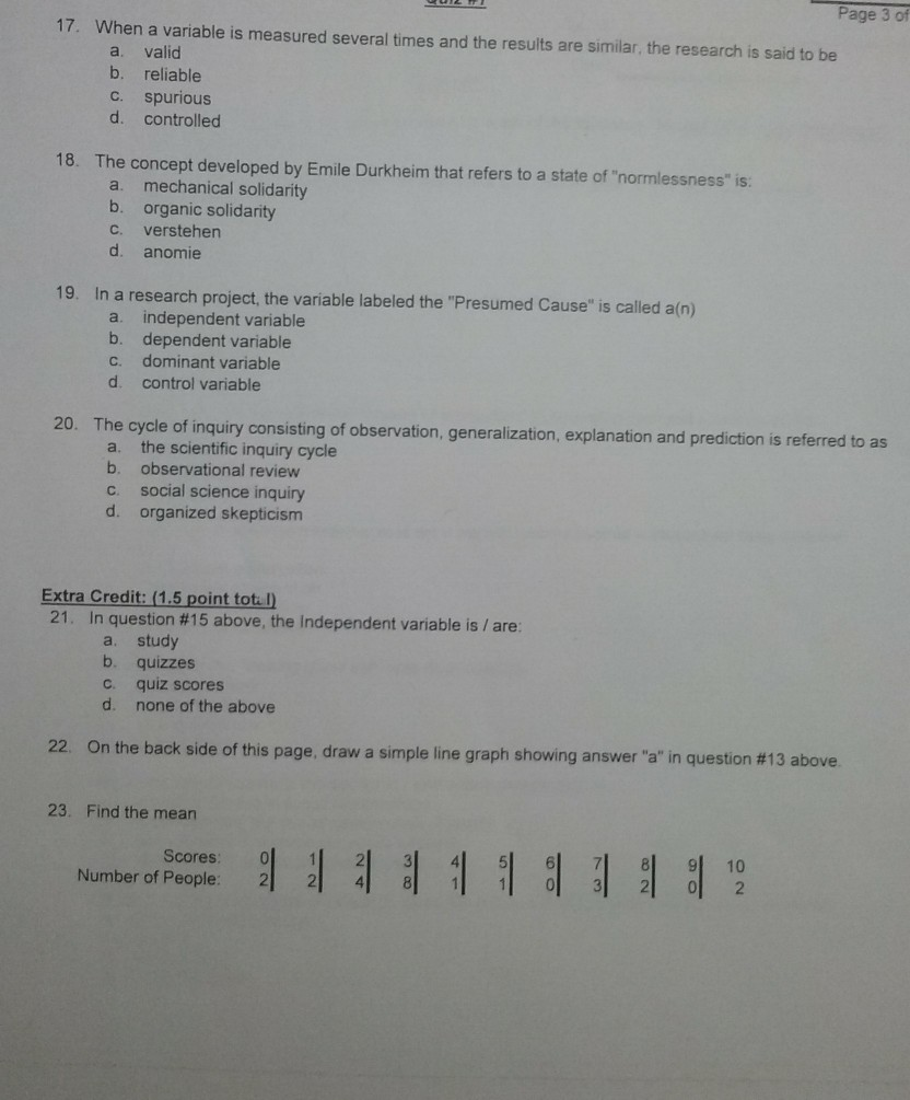 Solved Circle the letter (only) of the mast correct answer | Chegg.com