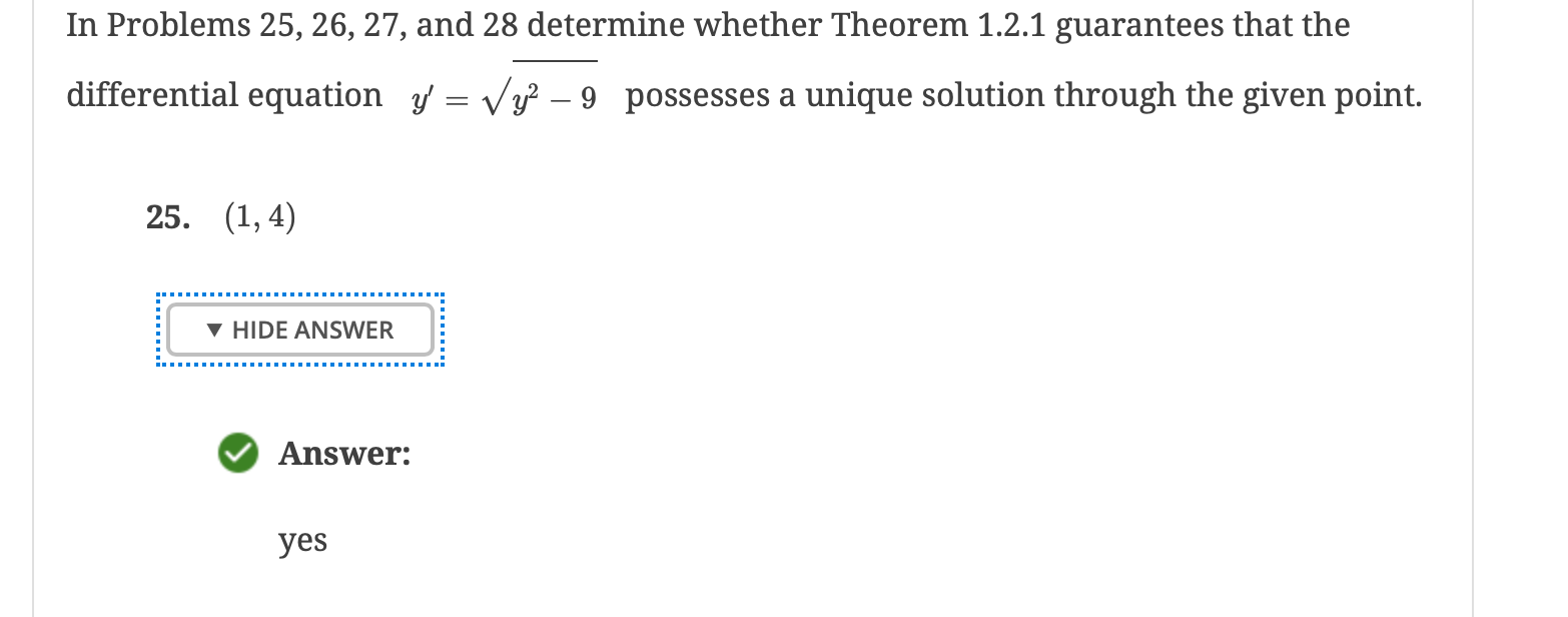 In Problems 25, 26, 27, and 28 determine whether | Chegg.com