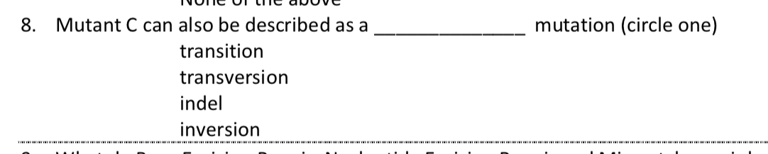 Solved Consider the following WT and mutant chromosomes (1 | Chegg.com