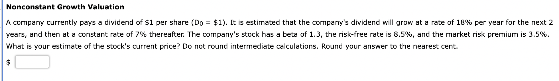 Woidtke Manufacturing's stock currently sells for $21 | Chegg.com