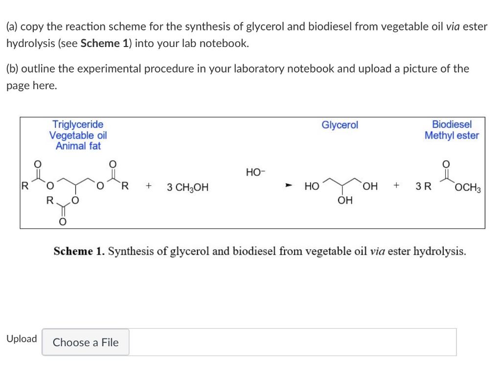 Solved (a) copy the reaction scheme for the synthesis of | Chegg.com