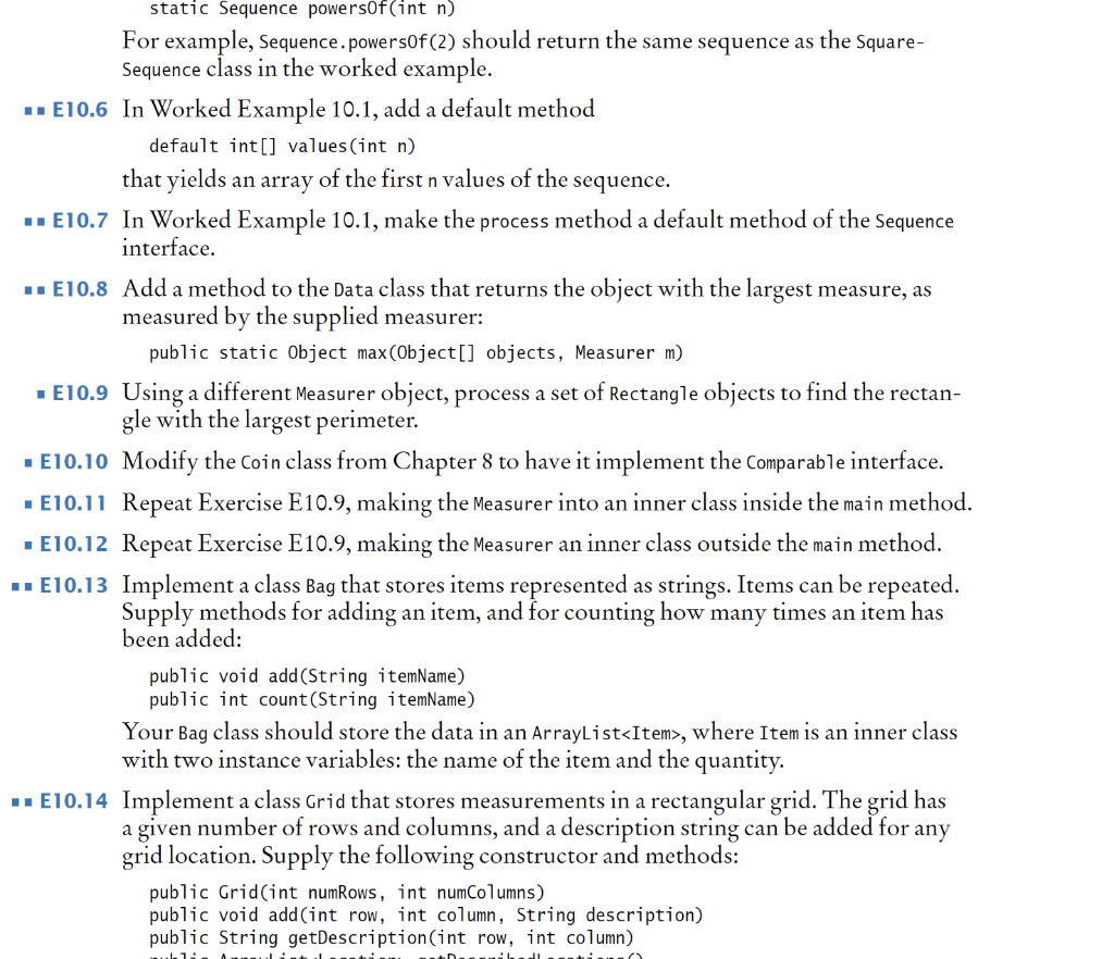 Solved E10.10 Modify the Coin class from Chapter 8 to have | Chegg.com
