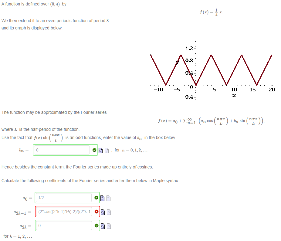 Solved A function is defined over (0,4) by f (x) We then | Chegg.com